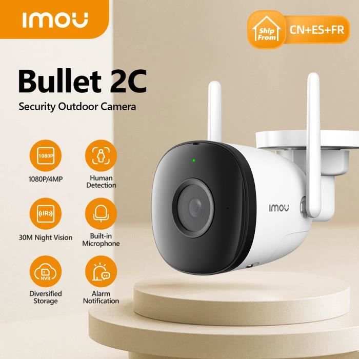 Dahua Imou Caméra De Surveillance Extérieure Ip Wifi 2c 4mp 2mp ...