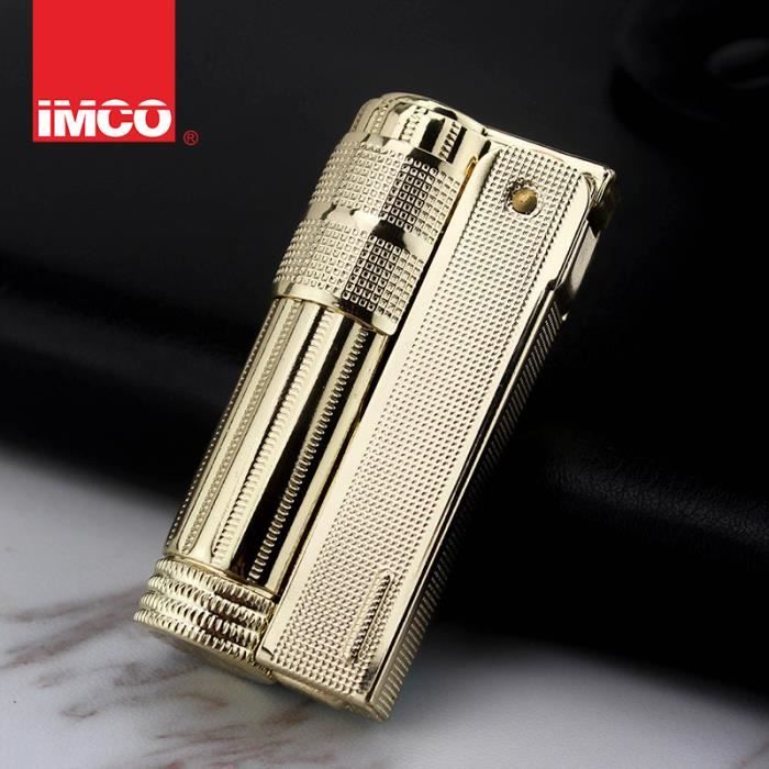 IMCO – briquet à huile en acier pour homme, véritable, à essence, noir, pour fumer | 2 ...