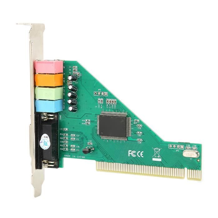URB Carte son pour ordinateur de bureau Carte son PCI canal 4.1 pour ...