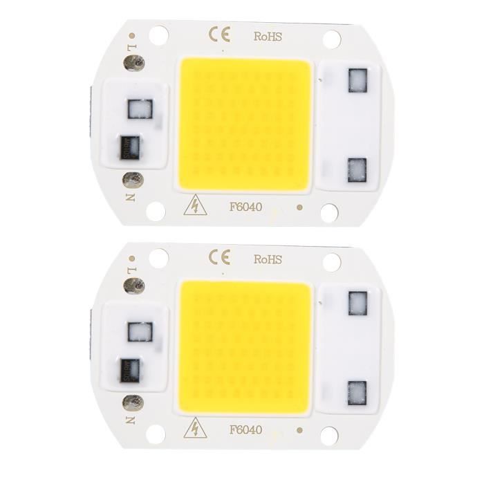 Puce LED haute puissance - CIKONIELF - 30W - SMD COB - Lumière chaude - Intérieur - Cdiscount Maison