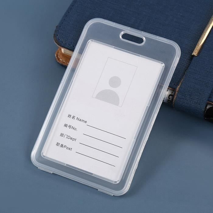 Porte-Cartes XGJY8 Plastic Transparent Waterproof Card Cover Business ...