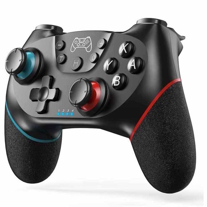 Manette de jeu - FOLAYA - Manette Switch Pro - Bluetooth - Vibration ...