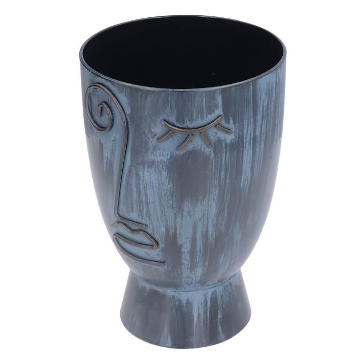 Garosa Pot de fleurs visage en fer forgé Romantica Pot de Fleurs Visage ...