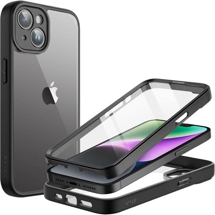 Coque intégrale pour iPhone 15 - MASSILIA TECH - Protection 360 Degré ...