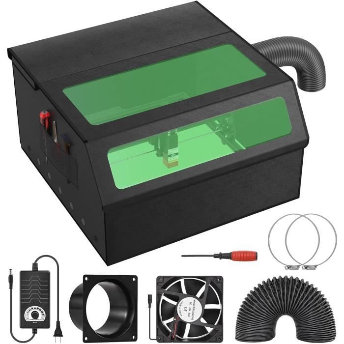 Boîtier Laser Avec Aspiration Pour Machine De Gravure Laser, 700 X 700 ...