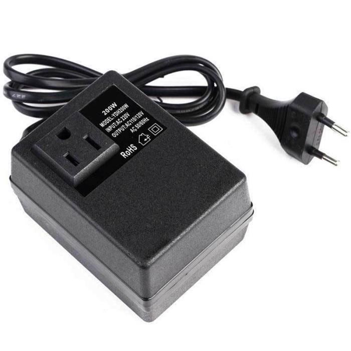 110V Step Down Travel Voltage Transformer Converter EU Plug (Only used ...