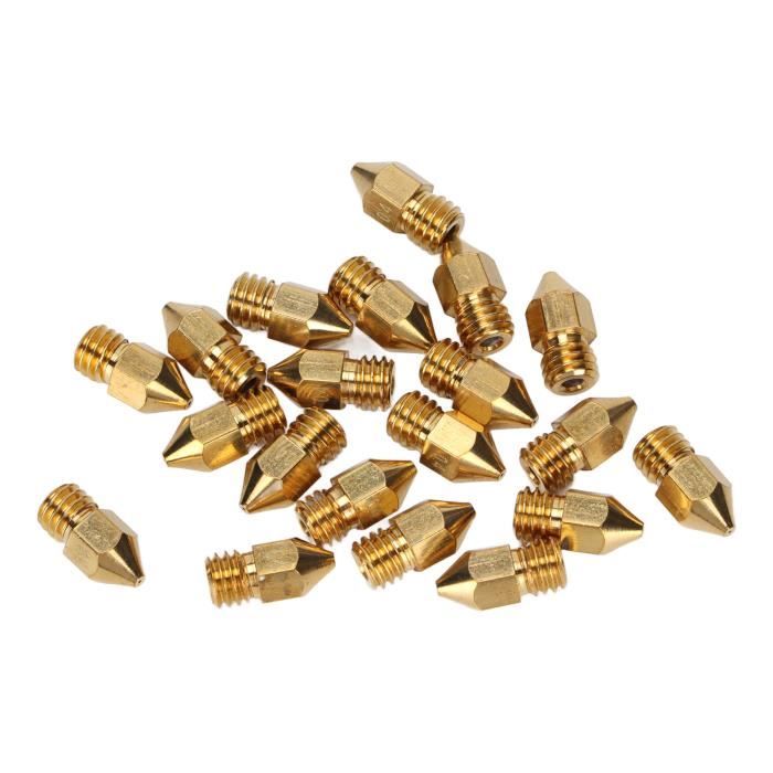 TMISHION Extruder Nozzles, MK8 Nozzle Kit Easy To Install for 3D ...