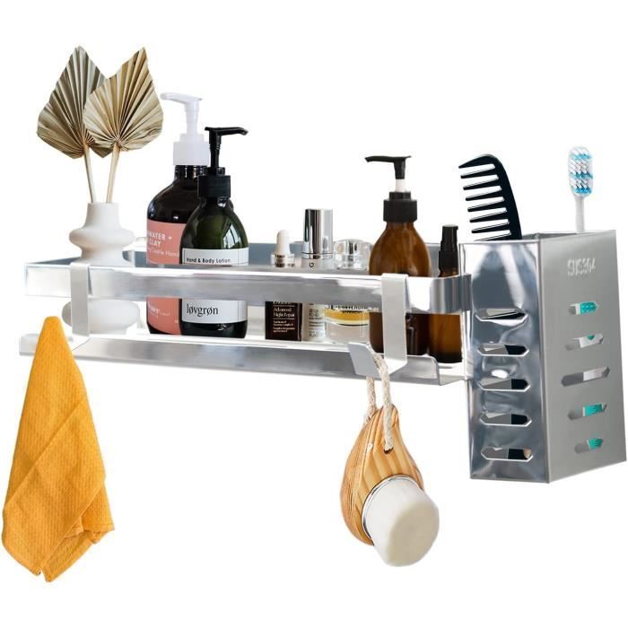 Étagère De Douche Sans Perçage, 1 Support Pour Shampooing De Douche, 1 ...