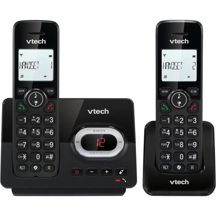 VTech CS2051 Téléphone sans Fil avec répondeur et 2 combinés,Mode ECO+ ...