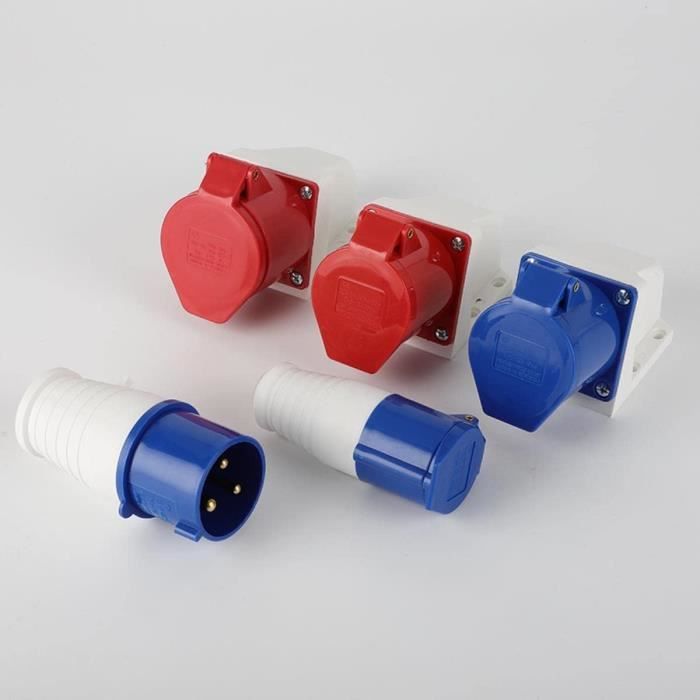 Prise Et Prise Industrielles 3P-4P-5Pin Connecteur Électrique 32A Ip44 ...