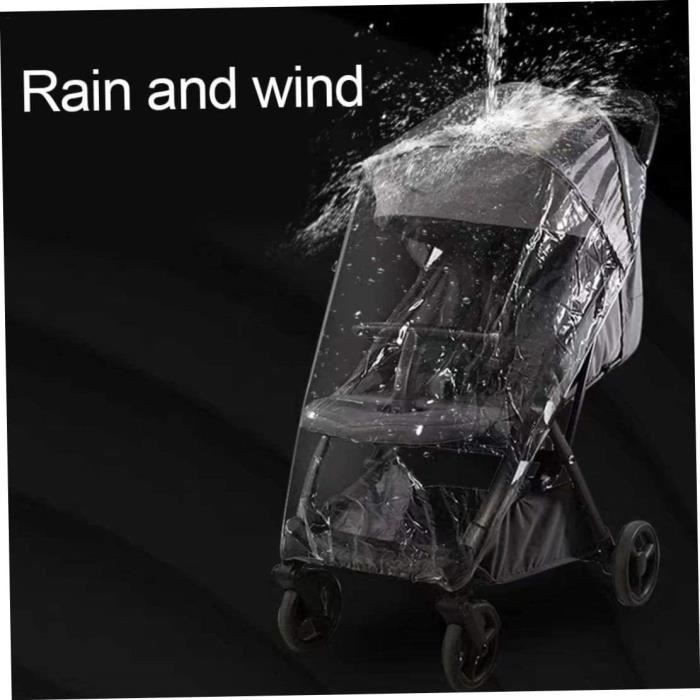 Housse de Pluie pour Poussette Eva Universal Baby Stroller Rain Cover ...