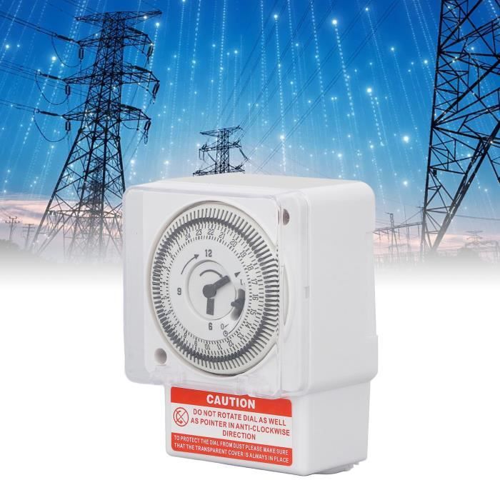 Minuterie Mécanique - GOTOTOP - SL-189 - 24 Heures - Coque Ignifuge ...