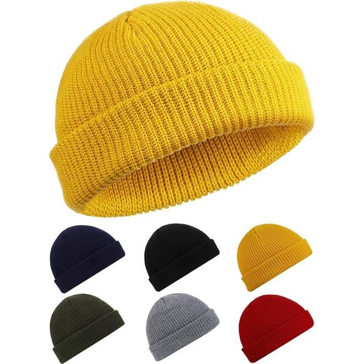 Bonnet de pêcheur tricotés,Bonnet de Trawler,Watch Cap Chapeau de ...