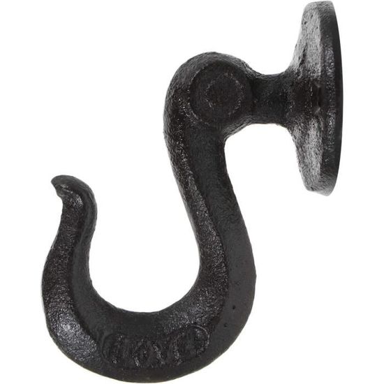 Crochet En Fer Forgé Décoratif Vintage Crochets Muraux Noirs Porte ...
