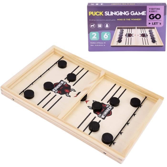 Jeu de Société Rapide Slingpuck, Fast Sling Puck Game, Jeu de Palet à Fronde Rapide, Jeu de ...
