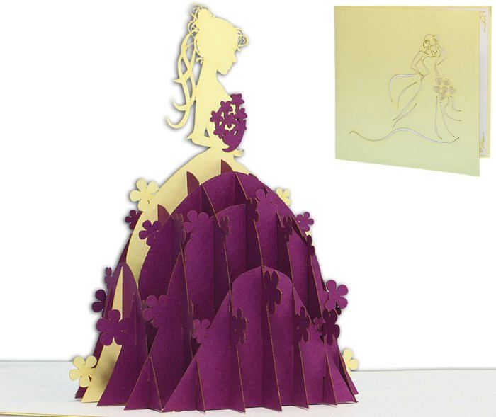 , Lin17338, Carte Pop Up, Princesse, Anniversaire, Cartes De Voeux ...