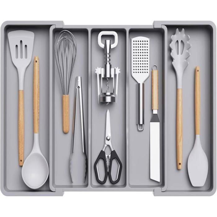 Range Couverts Tiroir Extensible, Grand Plateau pour Cuisine ...