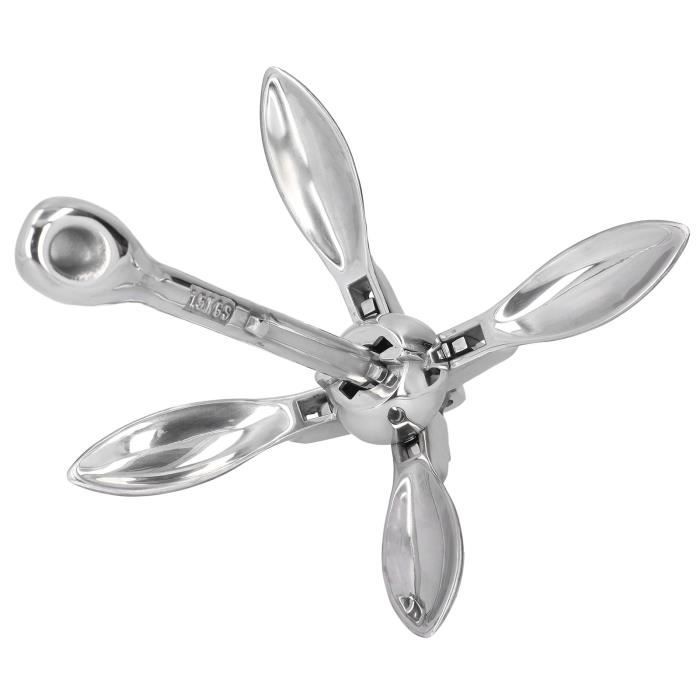 Ashata Ancre de bateau 3.3lbs matériel pliable d'acier inoxydable d ... Ashata Ancre de bateau 3.3lbs matériel pliable d'acier inoxydable d ...