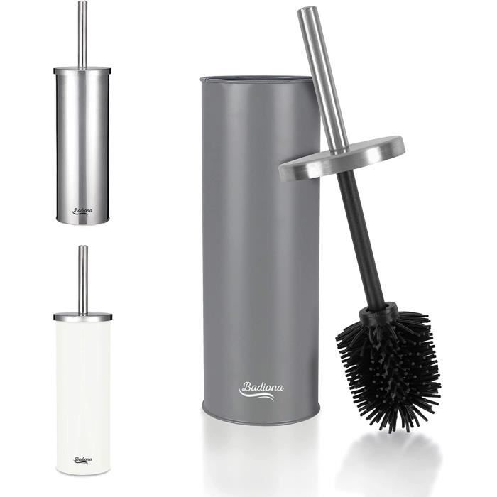 Brosse Wc Silicone Brosse Wc Inox - Ensemble Brosse Wc Brosse Wc Silicone Gris - Accessoires De ...