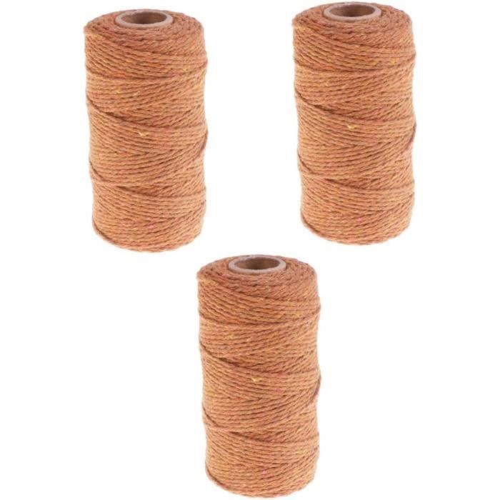 3 Pièces Ficelle Naturelle Tapisserie Colorée Plantes Cadeaux Ficelle ...