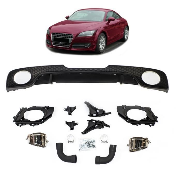 Diffuseur de pare-chocs arrière look TT RS pour AUDI TT S-line et TT S ...