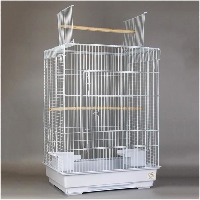 Cage Oiseau Métal Open Top Grande Cage Oiseau for Perruches Perruches ...