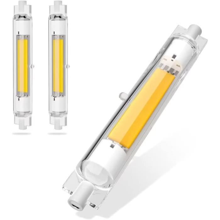 R7S LED 118mm 30W Dimmable et Sans Scintillement, Économie Énergie COB ...