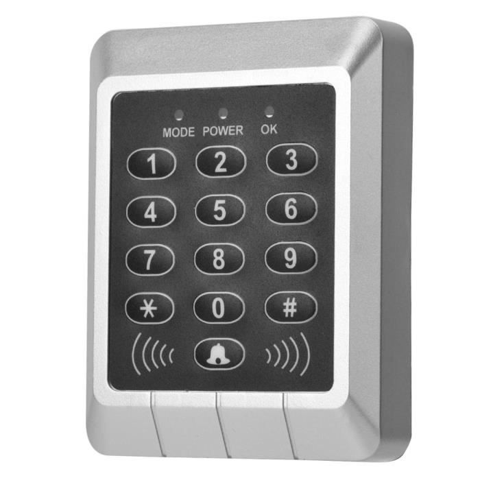 Qiilu Clavier de contrôle d'accès Clavier de mot de passe de contrôle d ...