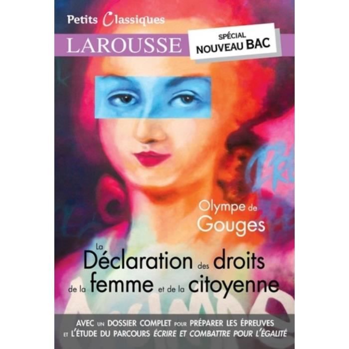 Déclaration des droits de la femme et de la citoyenne - Olympe De Gouges - 1791 - Cdiscount ...
