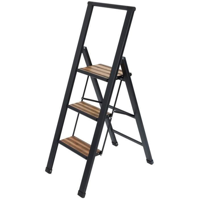 WENKO Escabeau 3 marches. escabeau pliable aluminium. escabeau design ...