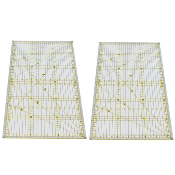 ROM Règles De Courtepointe Carrées Ensemble De Règles De Courtepointe 2 ...