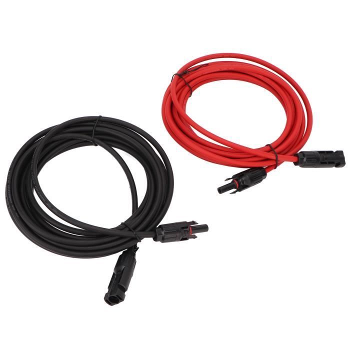 Solar Panel Wire, Ip68 Protection Ppe Sheath Pv Extension Cable 1 Pair ...
