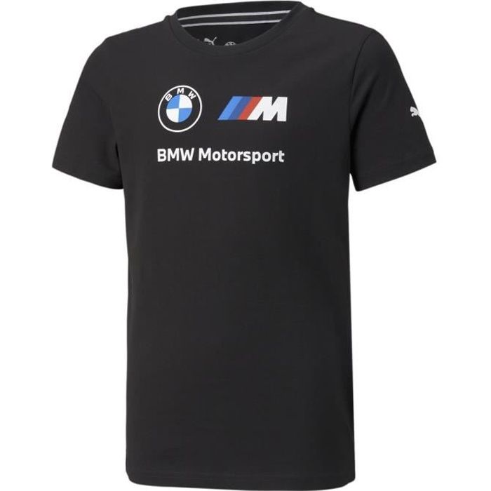 Tee-shirt Puma BMW MMS Essentials Logo Junior - 532256-01 Noir ...