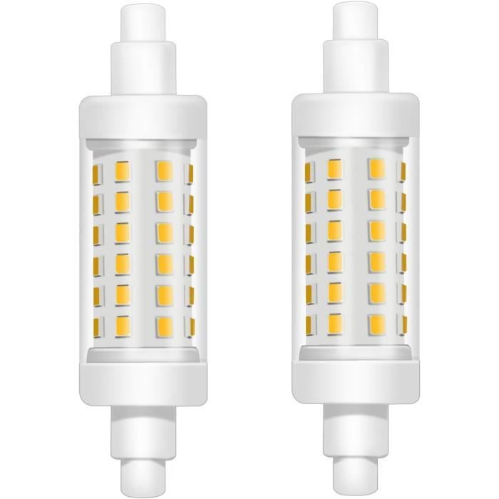 Ampoule R7S Led 78Mm 8W Blanc Neutre 4000K, Led R7S Lampe Equivalent ...