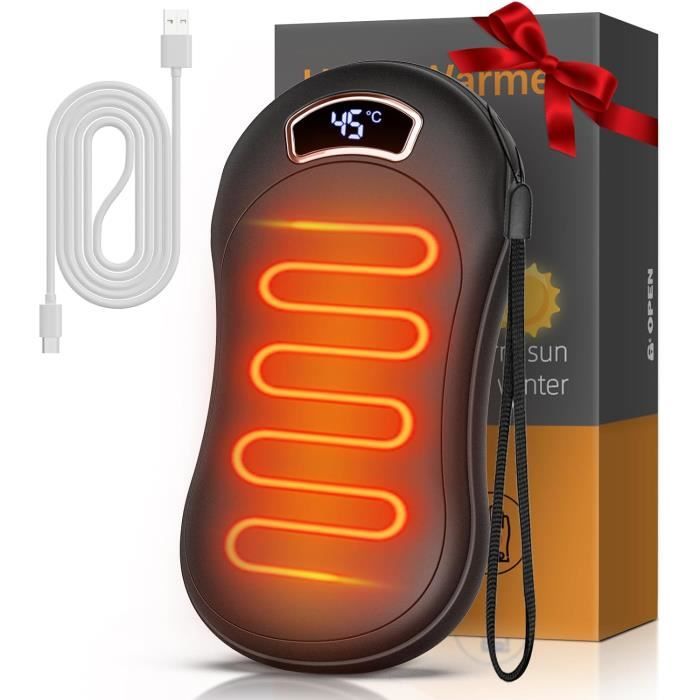 BNEHHOV Chaufferette Main 10000mAh Chauffe-Mains électrique 2 en 1 Hand ...