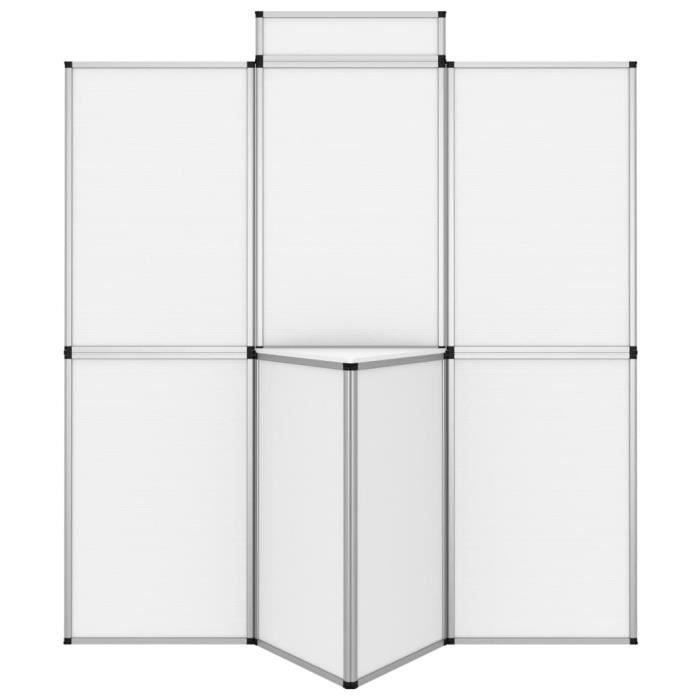 Mur d'affichage pliable 8 panneaux et table - alliage d'aluminium et ...