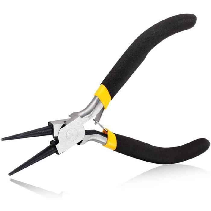 Mini Pince À Bec Rond TRAHOO - Pour Fabrication Bijoux - Mâchoire ...