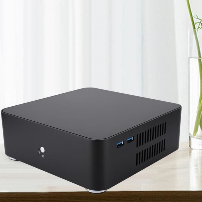 FAE-Mini ITX Mini boîtier d'ordinateur ITX boîtier en alliage d ...