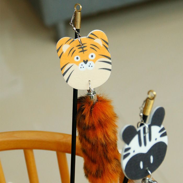 Nouveau bâtonnet de dressage pour chat à queue de tigre, tige longue ...