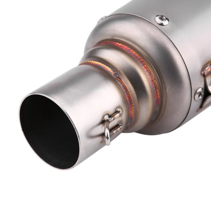 Garosa Tuyau de silencieux d'échappement Universel Moto Silencieux D ...