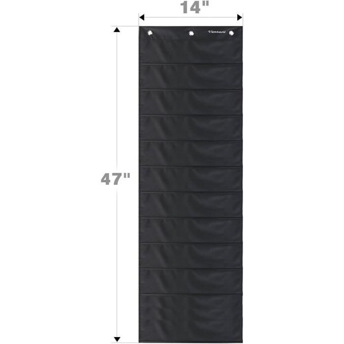 Pochette de rangement, classeur mural avec 10 grandes poches pour ...