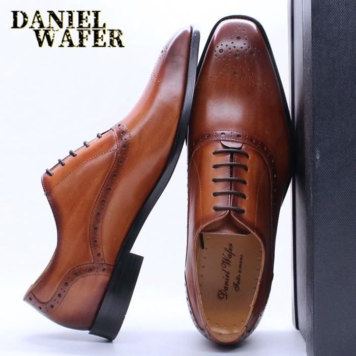 Daniel Wafer – Chaussures De Luxe Pour Homme, Style Oxfords Brogue ...