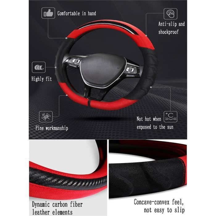 Housse de volant de voiture en cuir pour Renault Escape Captur Talisman ...