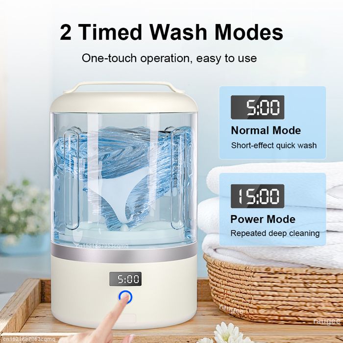 Mini Machine à laver Portable 1,5 l, Rechargeable par USB, pour ...