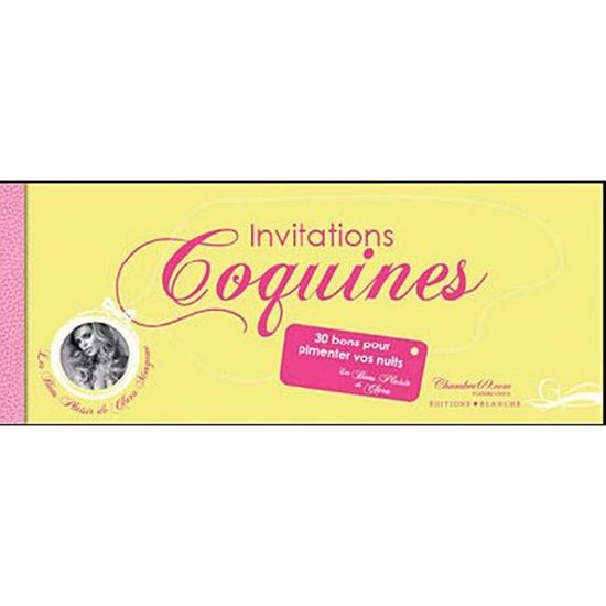 Invitations Coquines 30 Bons Pour Pimenter Vos N Cdiscount