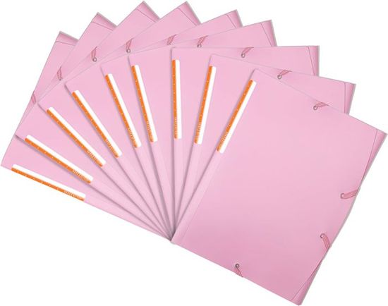 Lot De 10 Pochettes À 3 Rabats A4 Premium, En Polypropylène, Pochette 3 ...