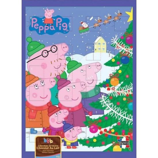 Calendrier de l'Avent Peppa Pig - Bon Bon Buddies - Lot de 3 - Chocolat ...