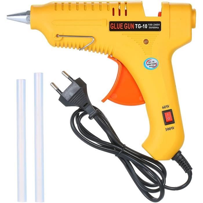 Pistolet à colle thermofusible 60w 100w puissance réglable machine à ...