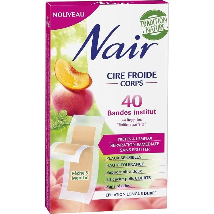 40 Bandes De Cire Froide - Corps - Prêtes À L'Emploi - Peaux Sensibles ...