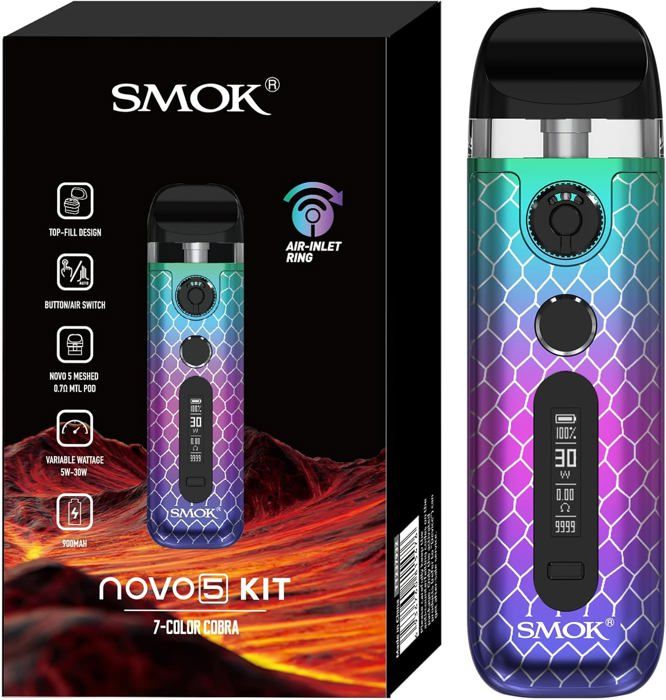 SMOK Novo 5 Kit Original SMOK Novo 5 Kit Vape Built in 900mAh Battery ...